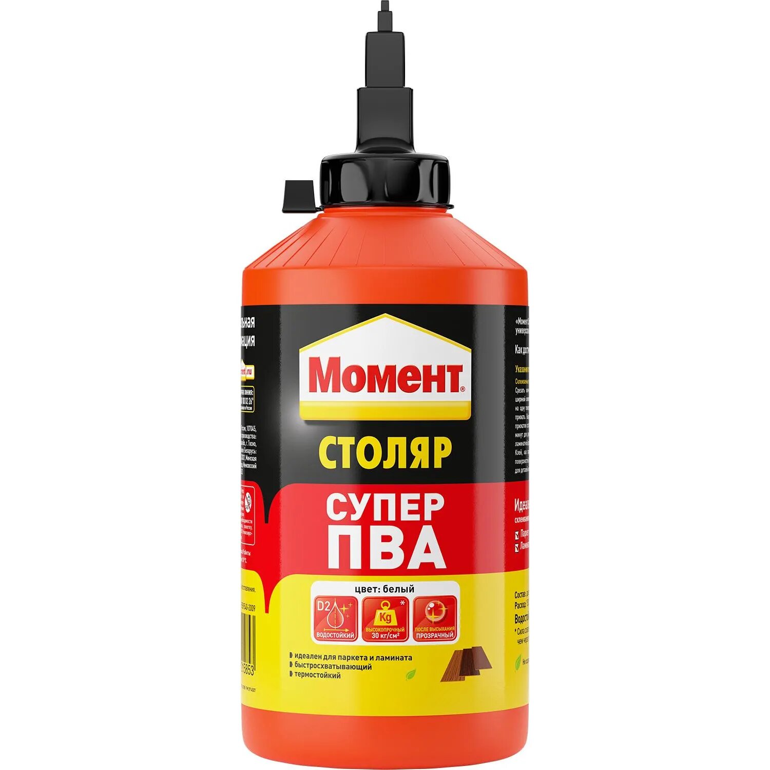 Клей для дерева Момент Столяр Super PVA , 750 г (422988)