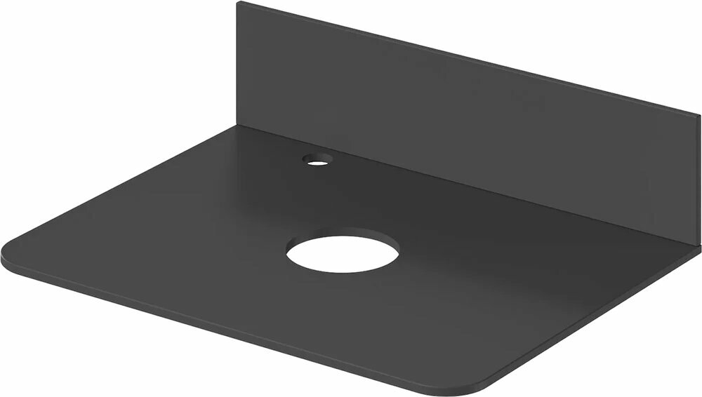 Столешница в ванную под раковину Itana Roni 60 черная матовая