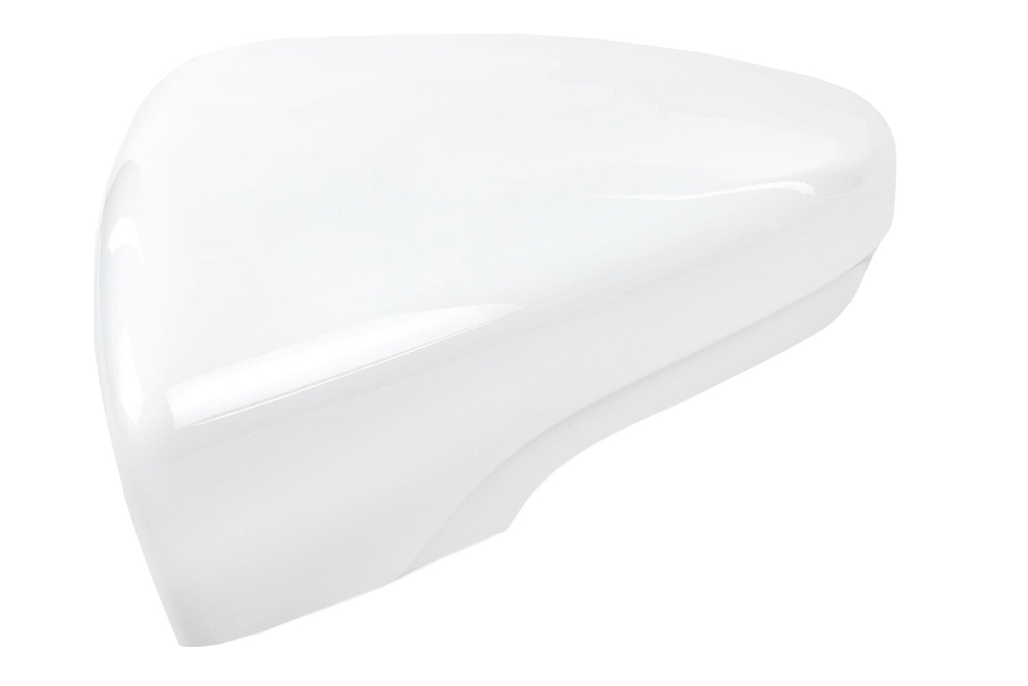 Накладка левого зеркала образца от 2014 г. под повторитель поворотника, цвет Ледниковый (221) на Лада Гранта, Гранта FL