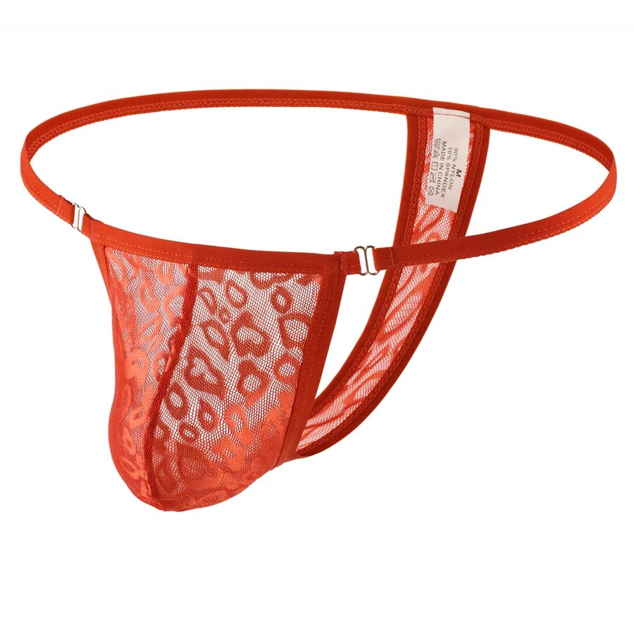 Мужские стринги JORIONMIA из нейлона и спандекса M, Оранжевый, Orange