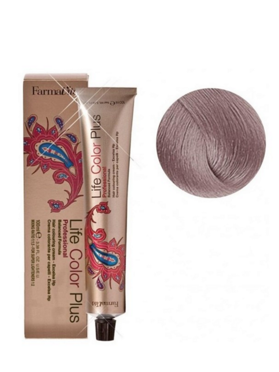 Краска для волос Farmavita Life Color Plus Prof, Перманентный краситель с низким содержанием аммиака, 9.82