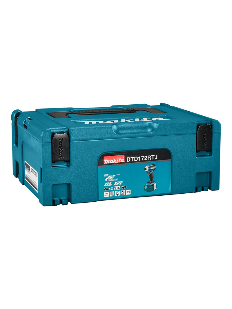 Набор Makita винтоверт DTD 172 RTJ + пылесос DCL180Z, 18 В, 2 акб*5Ач — фото 1