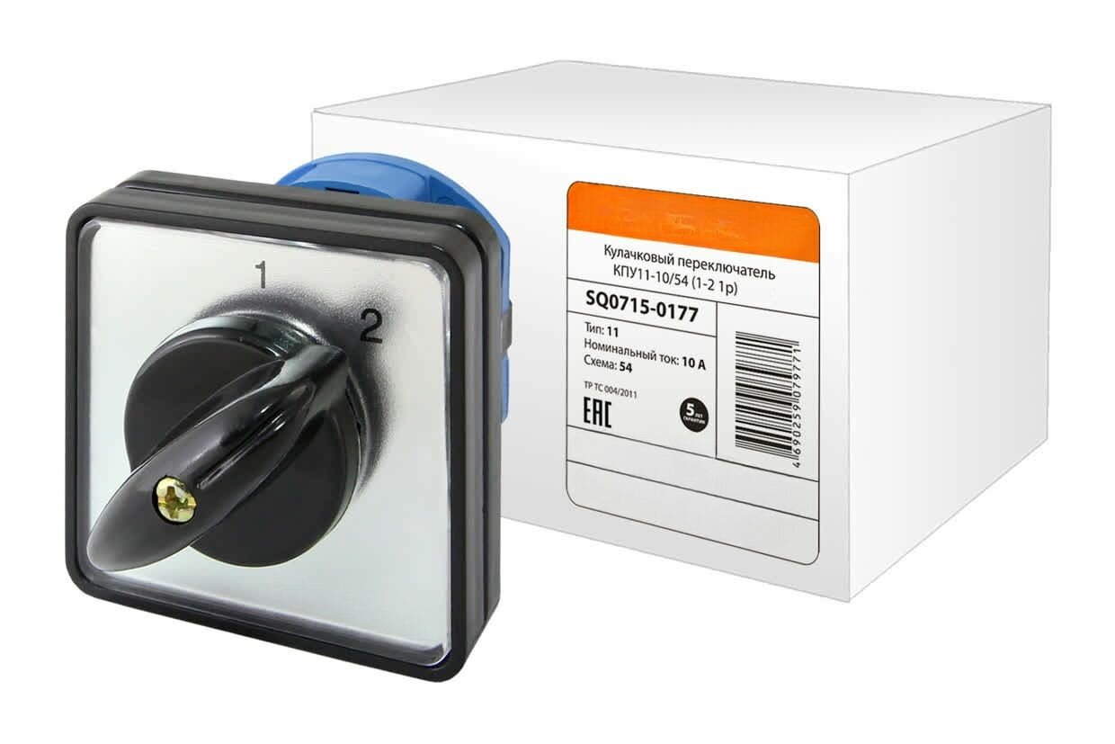 Кулачковый переключатель КПУ11-10/54 (1-2 1р)