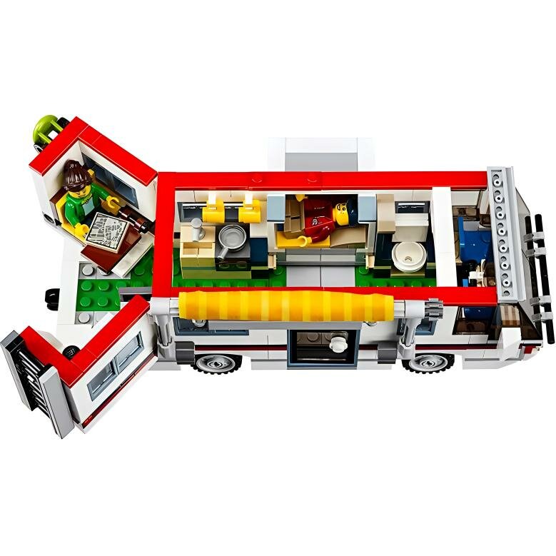LEGO Creator 3 in 1 Vacation Camping Van Plastic Building Blocks 792pcs 31052 null