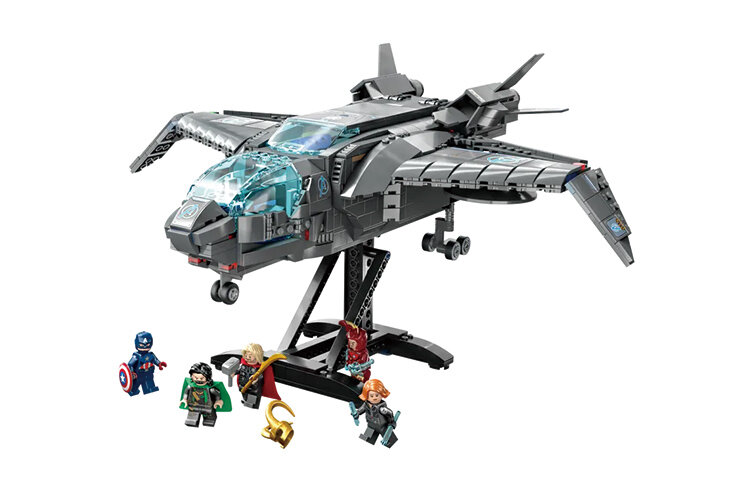 Лего Marvel Капитан Америка Черная Вдова Тор Бог Грома Локи Коллекция Супергероев Мстители Квантовый Истребитель null