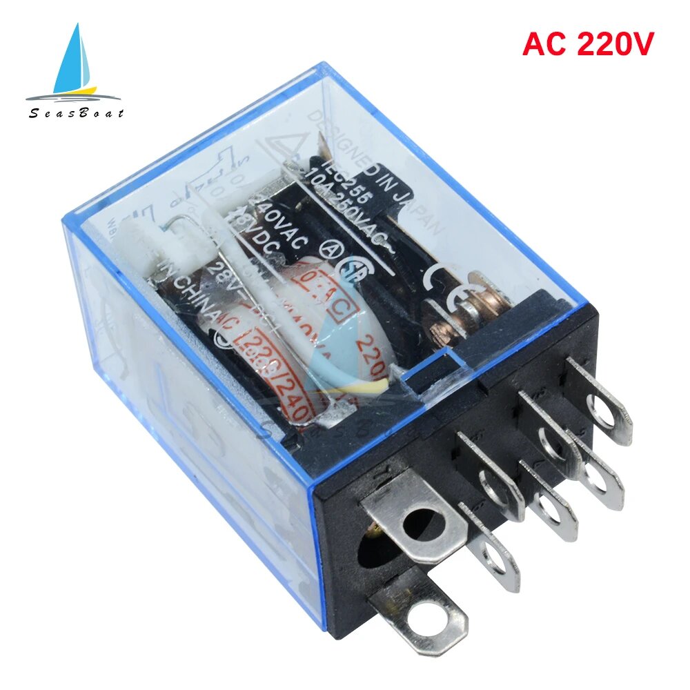 Реле электромагнитное LY2NJ AC 220V 10A
