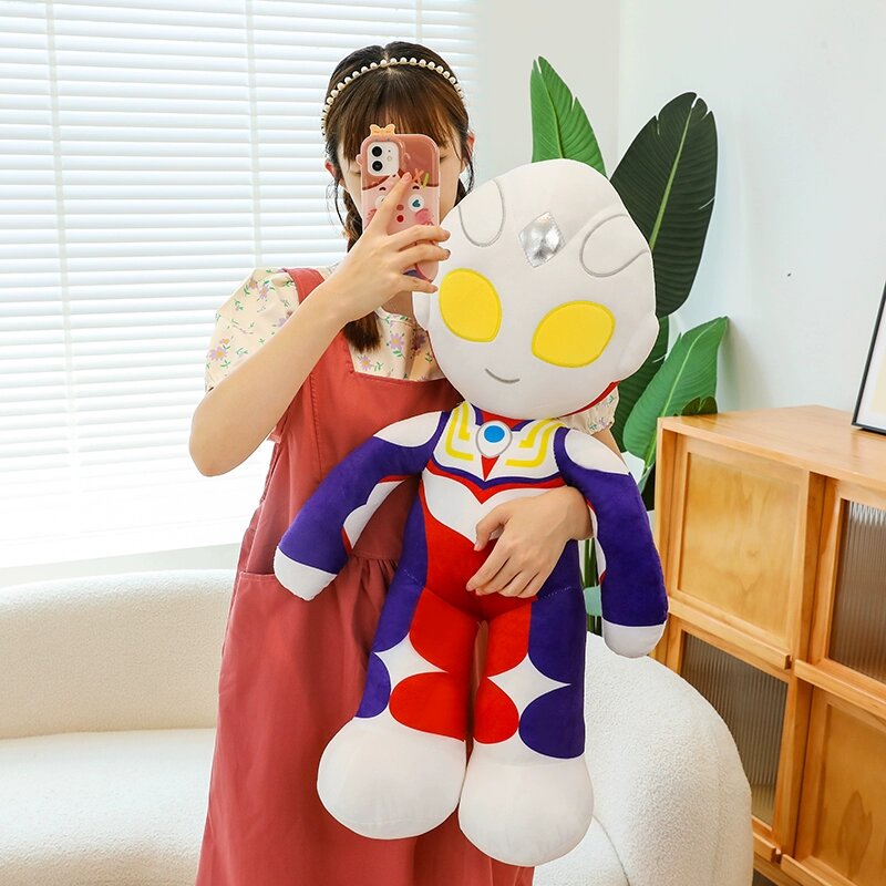 Плюшевая игрушка Ультрамен, кукла Тига, кукла Зеро, подушка для сна, кукла из ткани, подарок на день рождения для