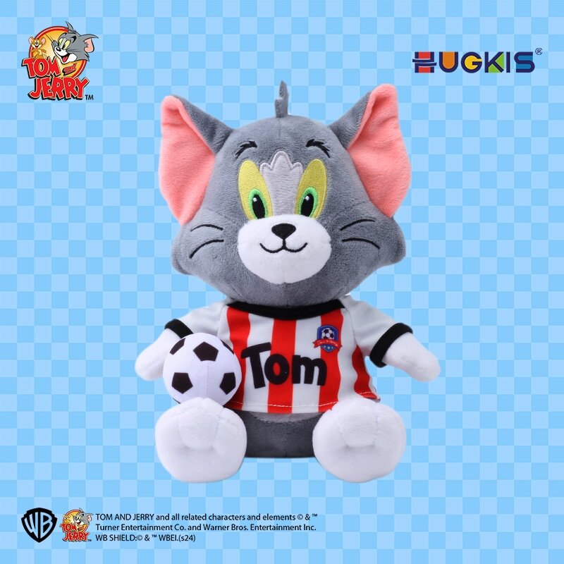 Оригинальные плюшевые игрушки Warner Tom and Jerry, спортивная серия, куклы и фигурки Тома и Джерри, украшения, подарки