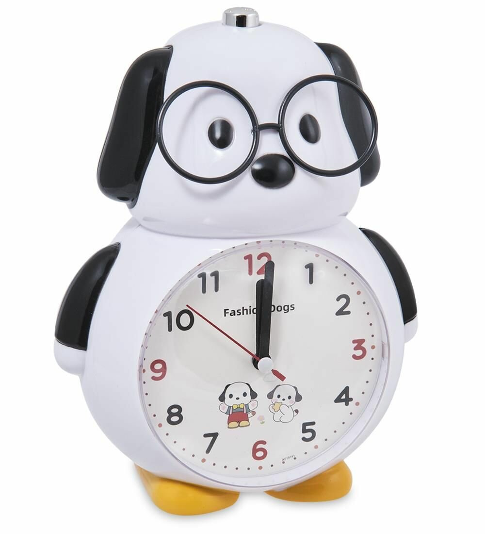 Будильник "Собачка" черно-белый A2191281