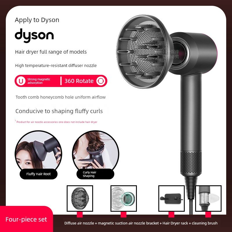 Насадка-диффузор для фена Dyson HD15/08 для укладки и придания объема, новые аксессуары Диффузорная насадка[Набор из