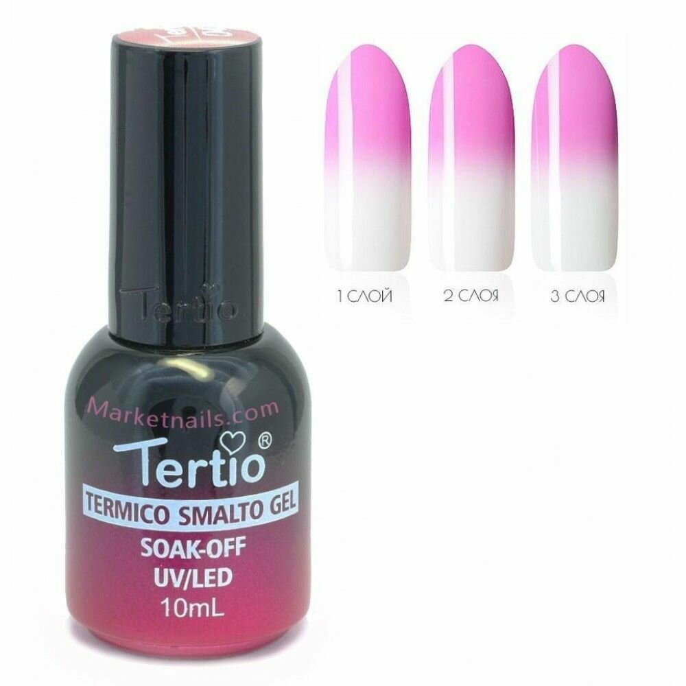 Tertio Термо Гель лак №005- 10 мл Лиловый
