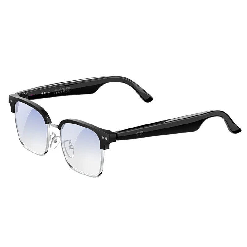 W100D Smart Glasses AI Voice Video Conversation 164Languages Real Time Translation Sunglasses Wireless Bluetooth Call Wearable