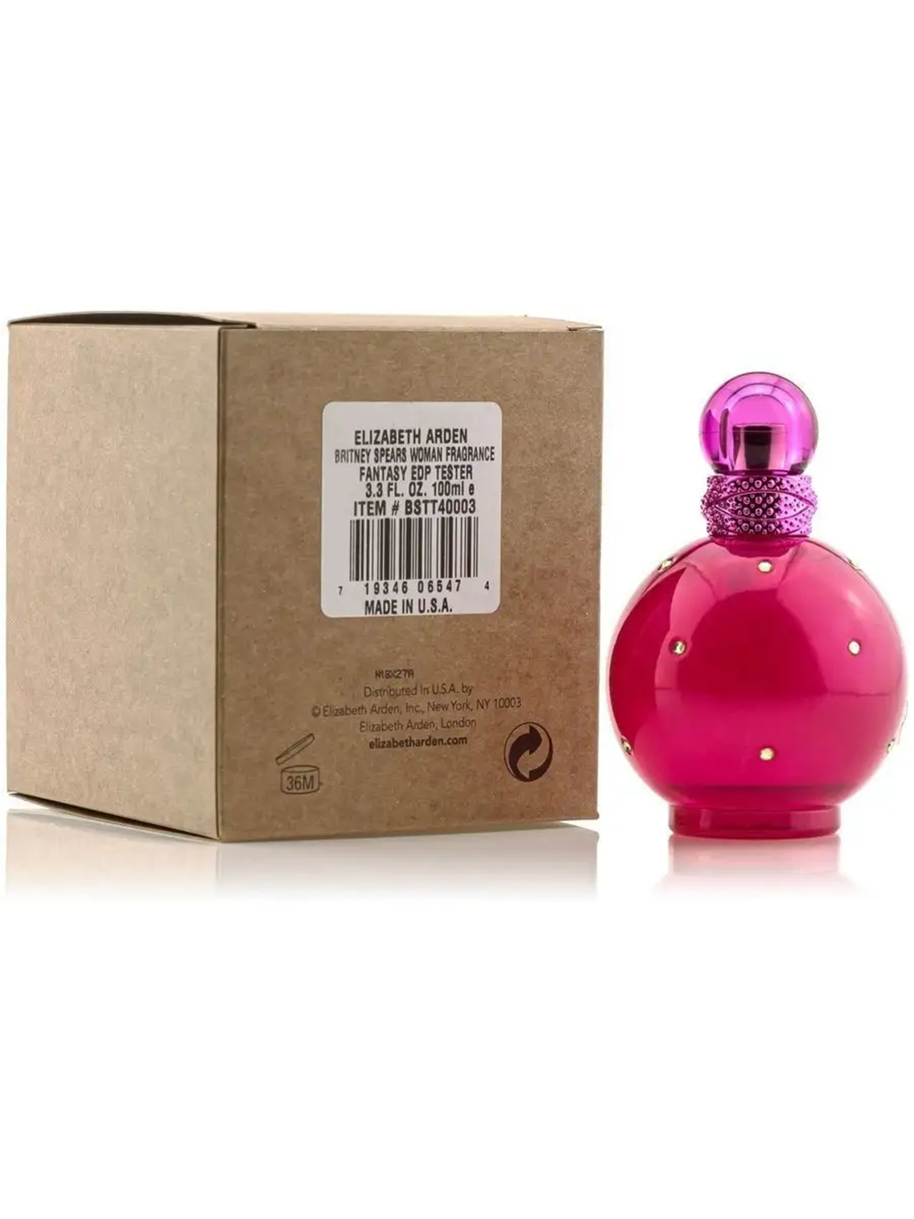Парфюмерная вода женская Britney Spears Fantasy, 100 мл. Тестер (в крафтовой упаковке)