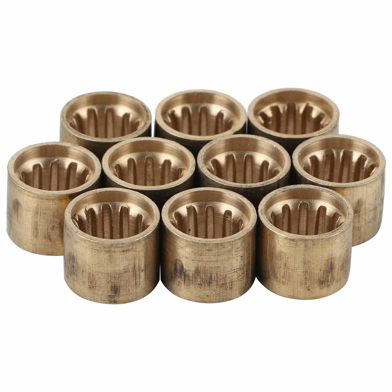 10 шт. бильярдный кий латунный наконечник для снукера медные наконечники для бассейна аксессуары для ремонта инструментов 9,5 мм с зубцами