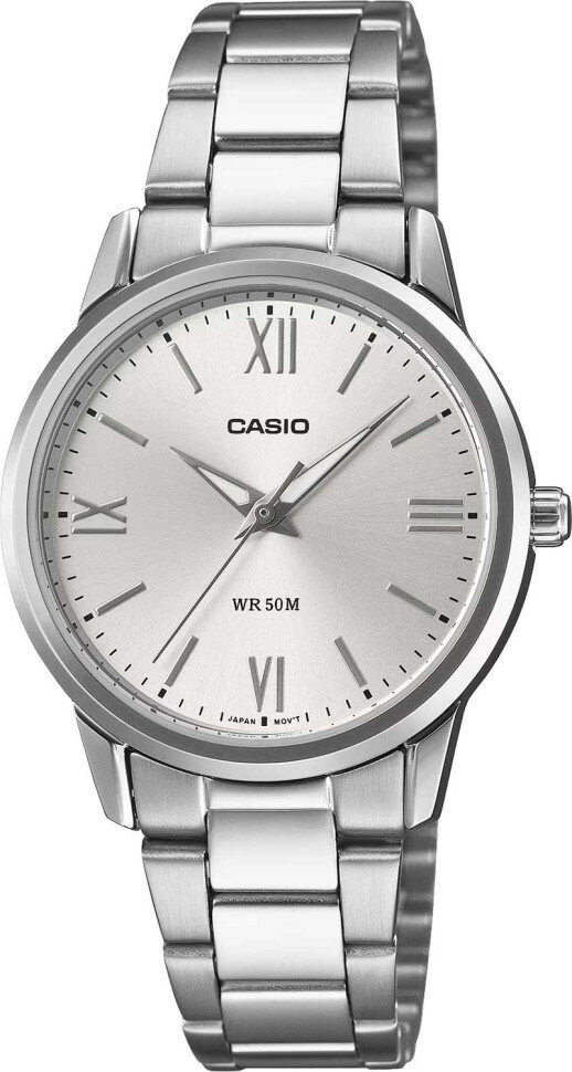 Наручные часы CASIO, серебристый
