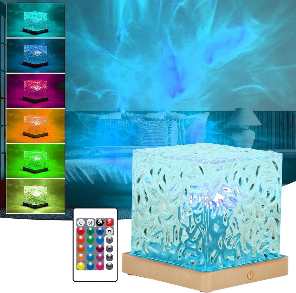Светильник USB Dynamic Water Pattern Light, 1.5 Вт, светодиодный, USB питание