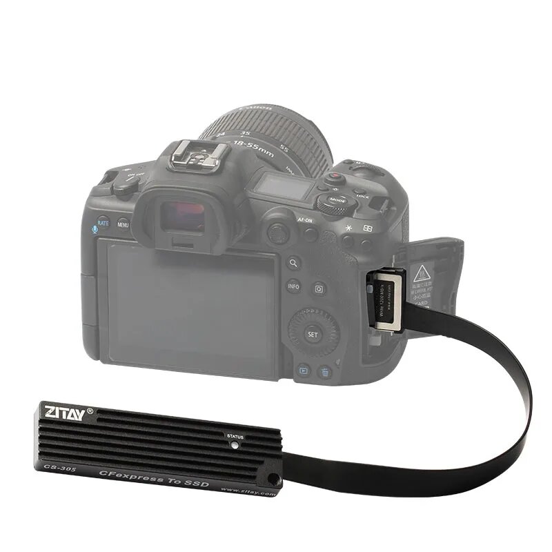 ZITAY CFexpress To SSD адаптер для Canon EOS r5 Z6Z7 Nikon
