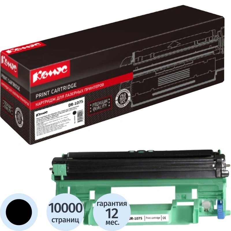 Драм-картридж лазерный Комус DR-1075 для Brother HL-1110/1112