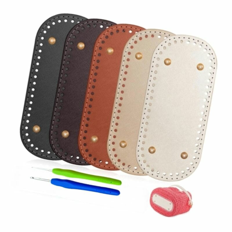 Комплект сумочек для вязания крючком на дне кошелька