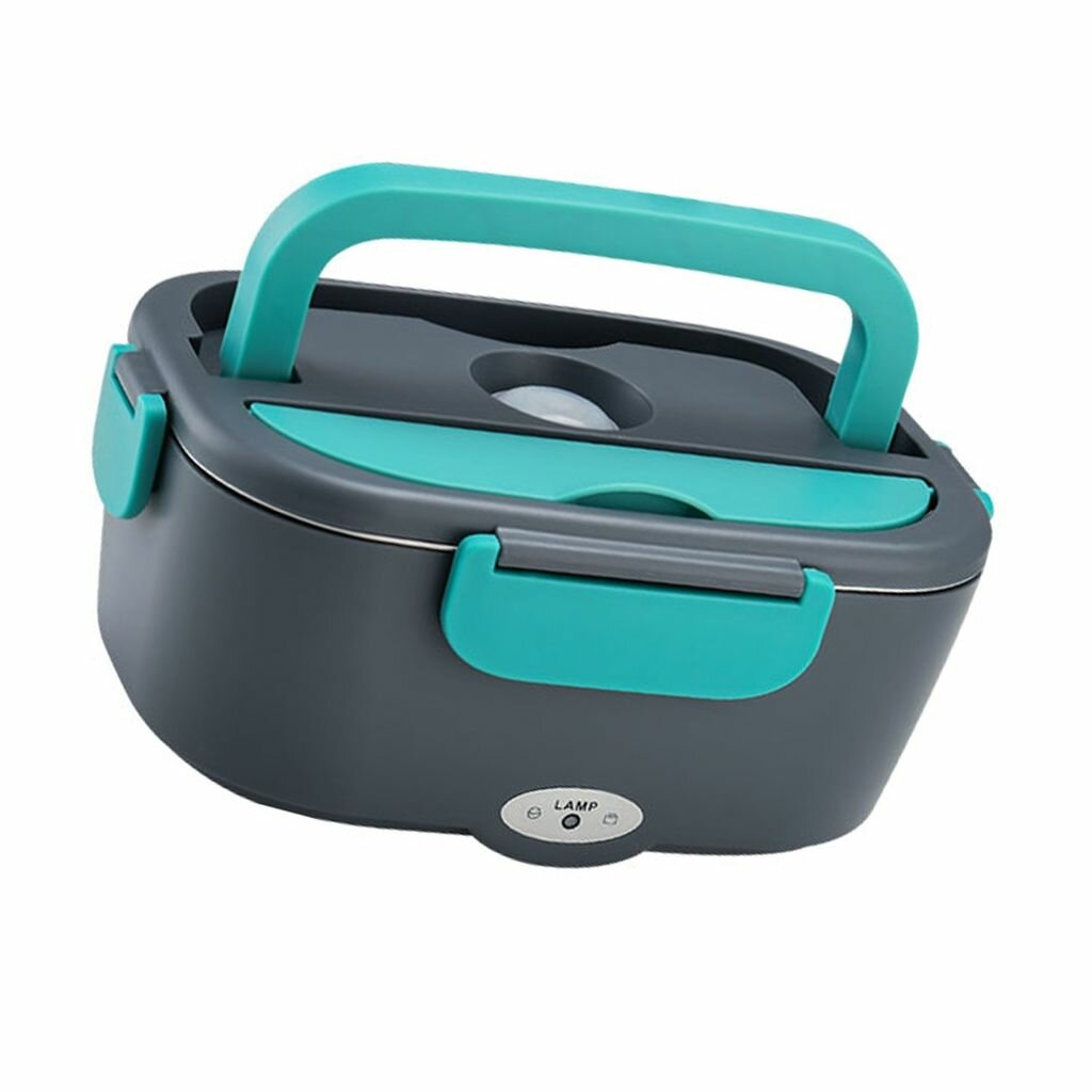 Электрический подогреватель еды объемом 1.5 л, нержавеющая сталь, для ежедневного использования, Темно-зеленый двойной ga