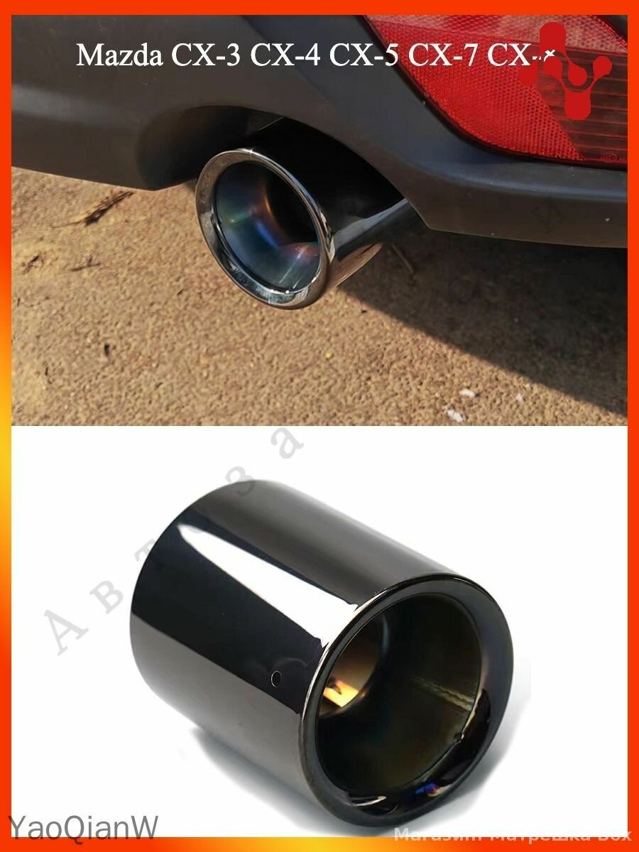 Насадка на глушитель автомобиля