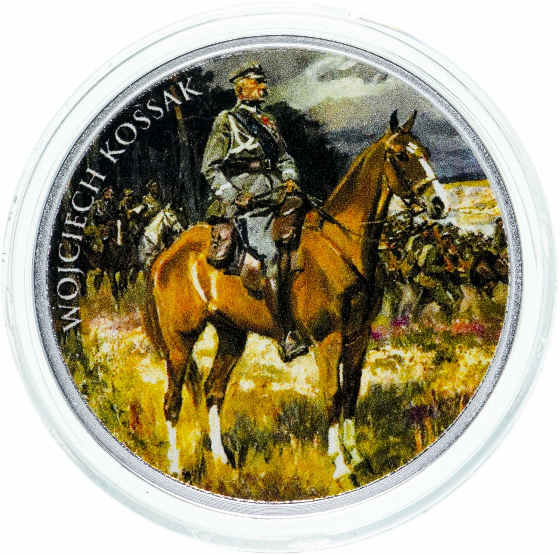 Остров Ниуэ 1 доллар 2016 "Войцех Козак, в футляре с сертификатом, Серебро 999, в сохранности Proof