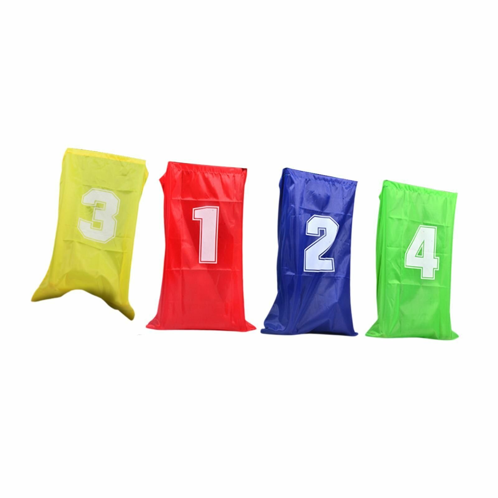 Холщовые мешки для прыжков, набор из 4 штук, для детей и взрослых, идеальны для уличных игр и тренировки баланса на вечеринках.