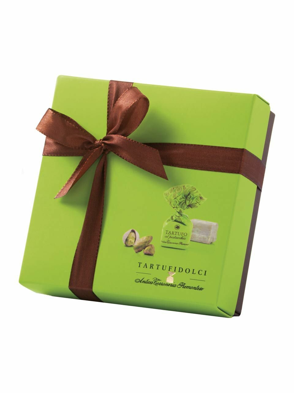 Конфеты Antica Torroneria Piemontese трюфель с фисташкой, 125г