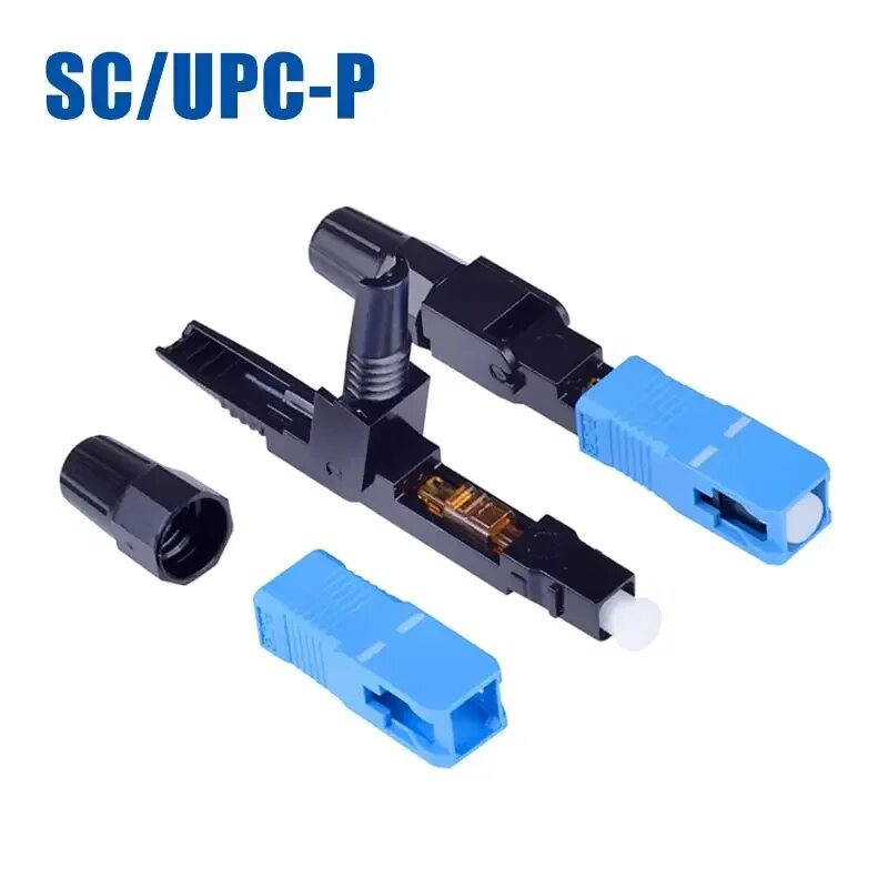 Одномодовый оптоволоконный разъем SC/APC 1pc, UPC