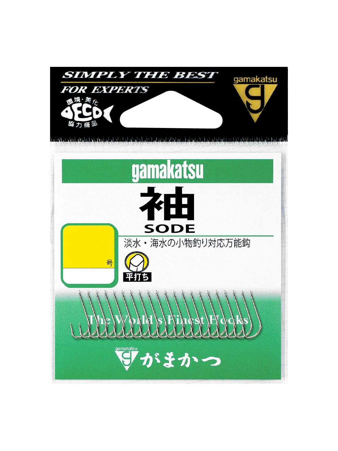 Крючки Gamakatsu Sode, #4, 22 шт, Bronze