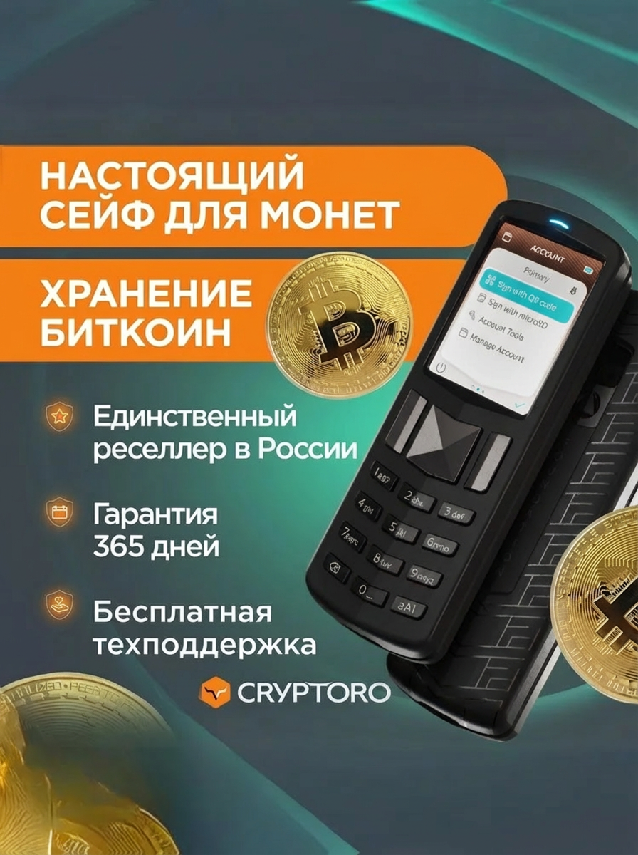 Аппаратный кошелек Passport Stealth для хранения крипто-активов и приватных монет