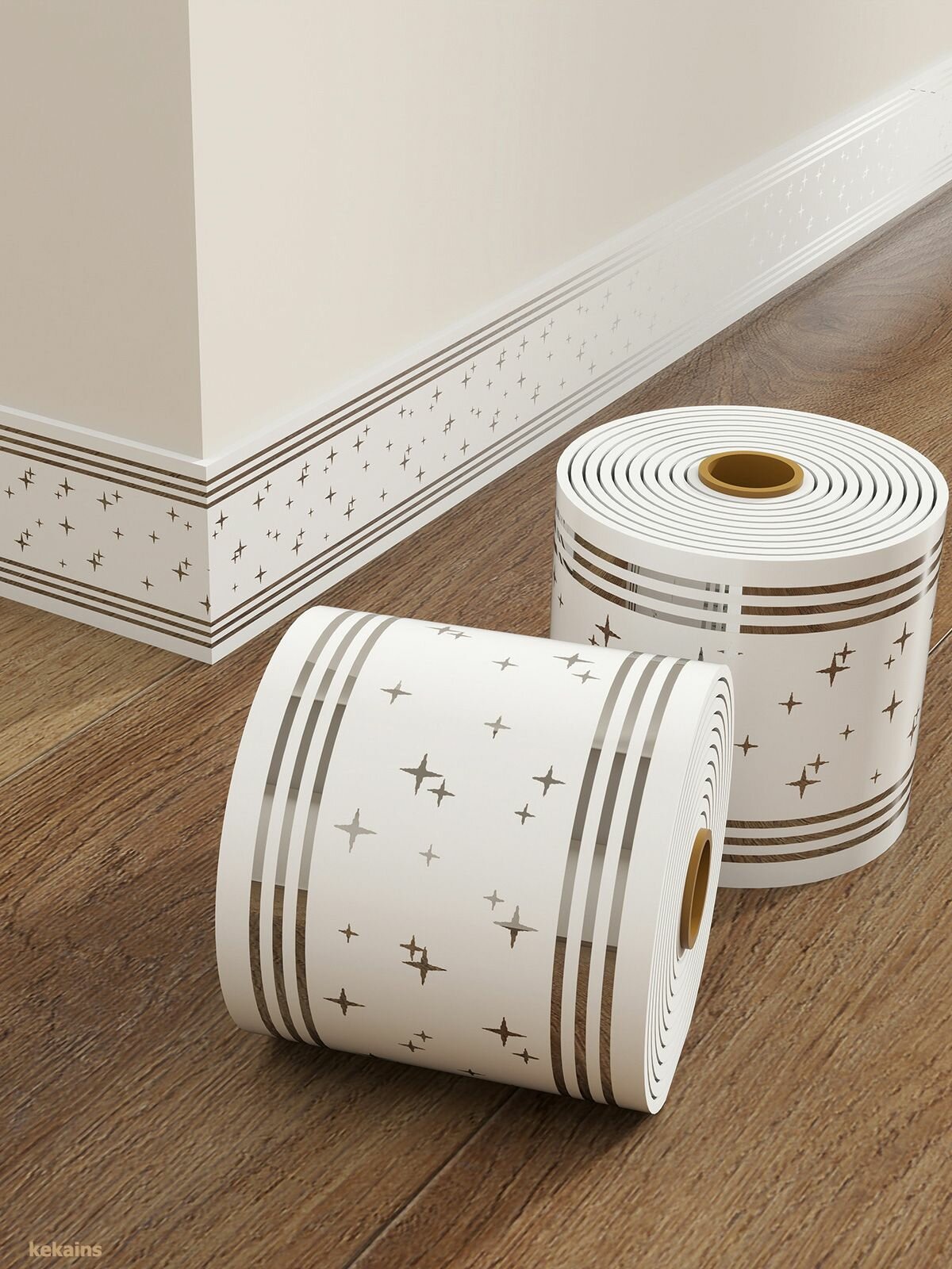 500cm*10cm Утолщенные 3D декоративные плинтусы окантовочные планки обои и бордюры