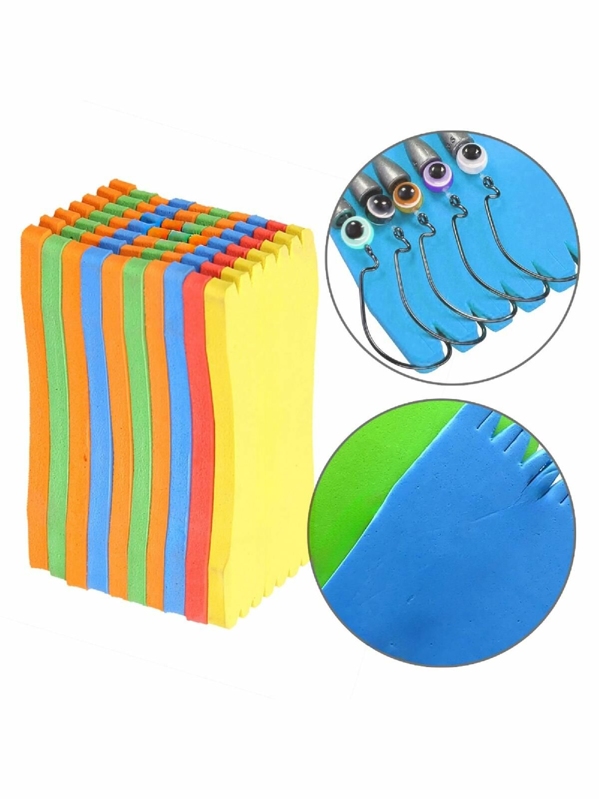 Мотовило рыболовное из ЭВА для поводков и оснастки 10 шт. набор для рыбалки