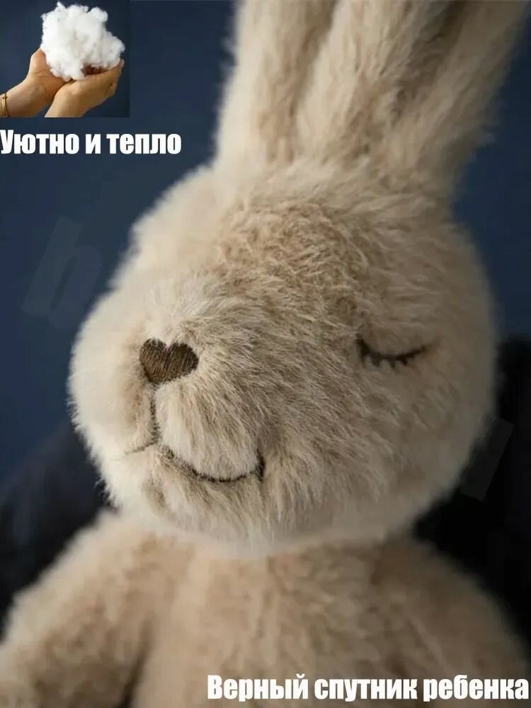 Плюшевые игрушки Кролик , дизайнерская серия кукол, куклы из искусственного соболя верблюжьего цвета