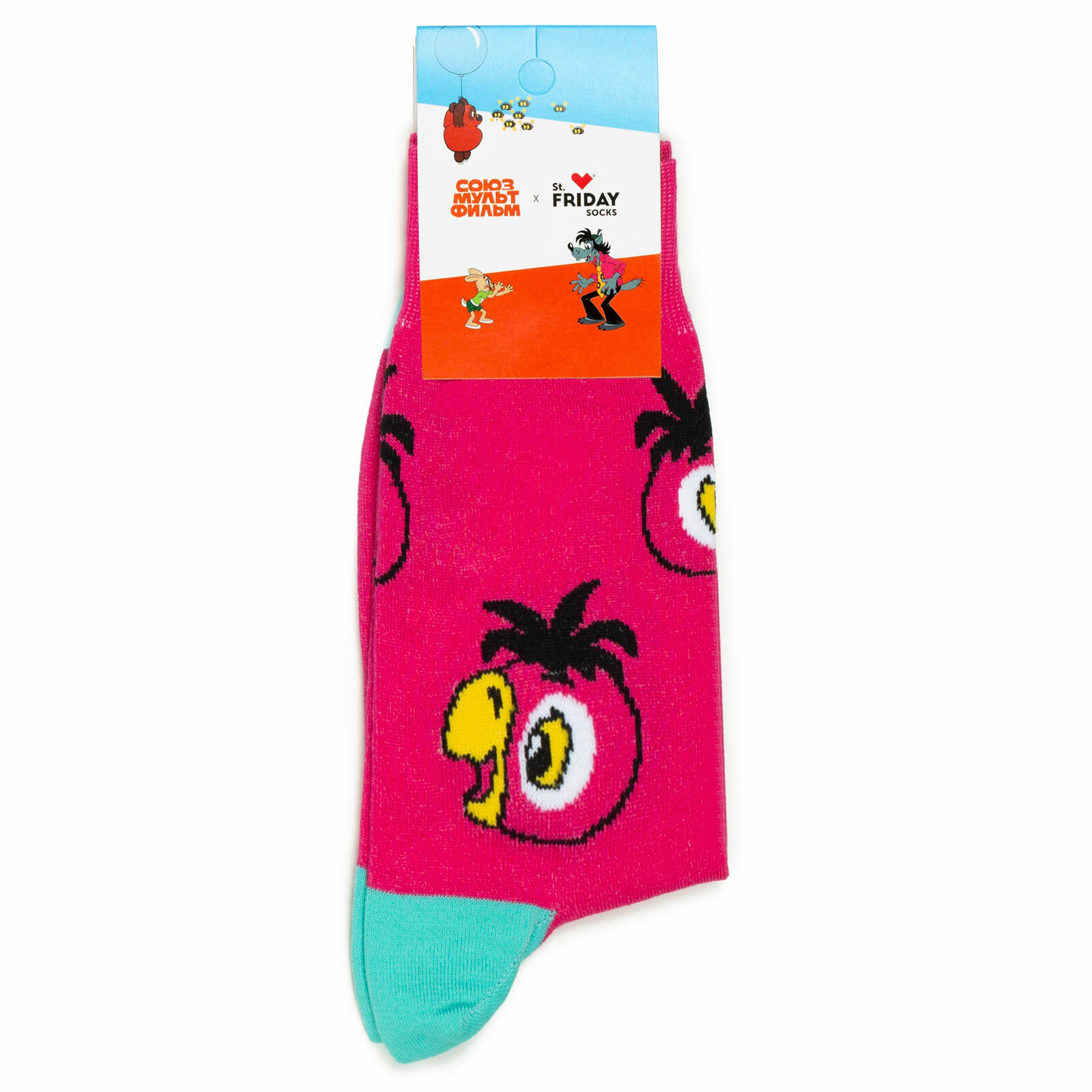 Носки St. Friday x Союзмультфильм - Кеша попугай