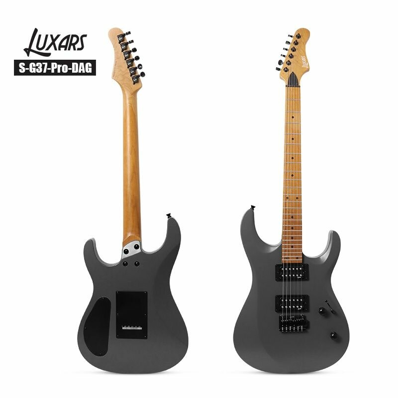 Электрогитара LUXARS S-G37-PRO-DAG maple Qin с двойным звукоснимателем