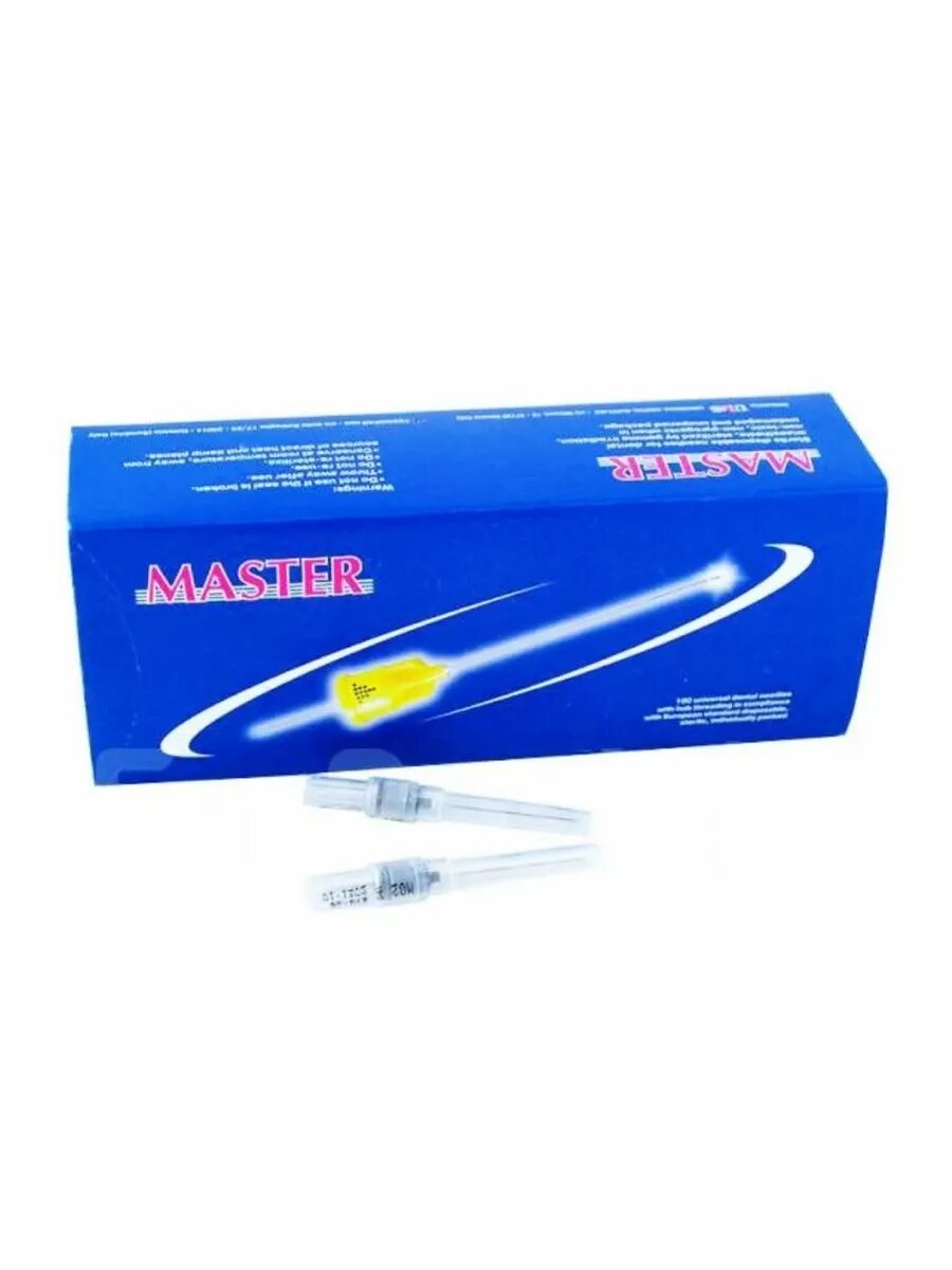 Иглы карпульные Sirio Master 30G, 0.3 х 12 мм, 100 шт