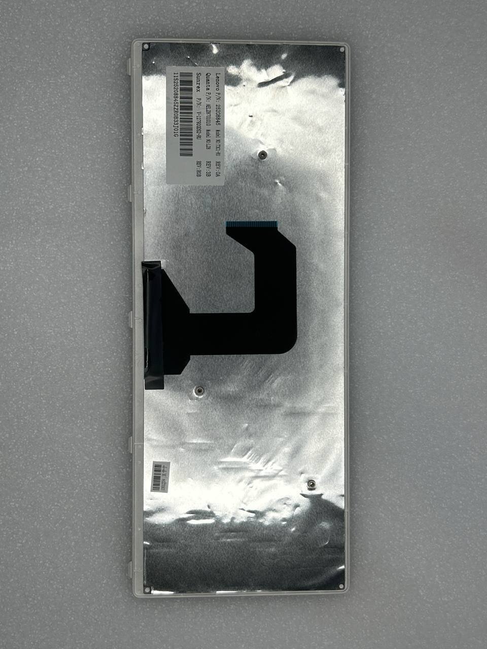 Клавиатура для ноутбука Lenovo U410 раскладка - русская, без подсветки, серая (25208845), оригинал