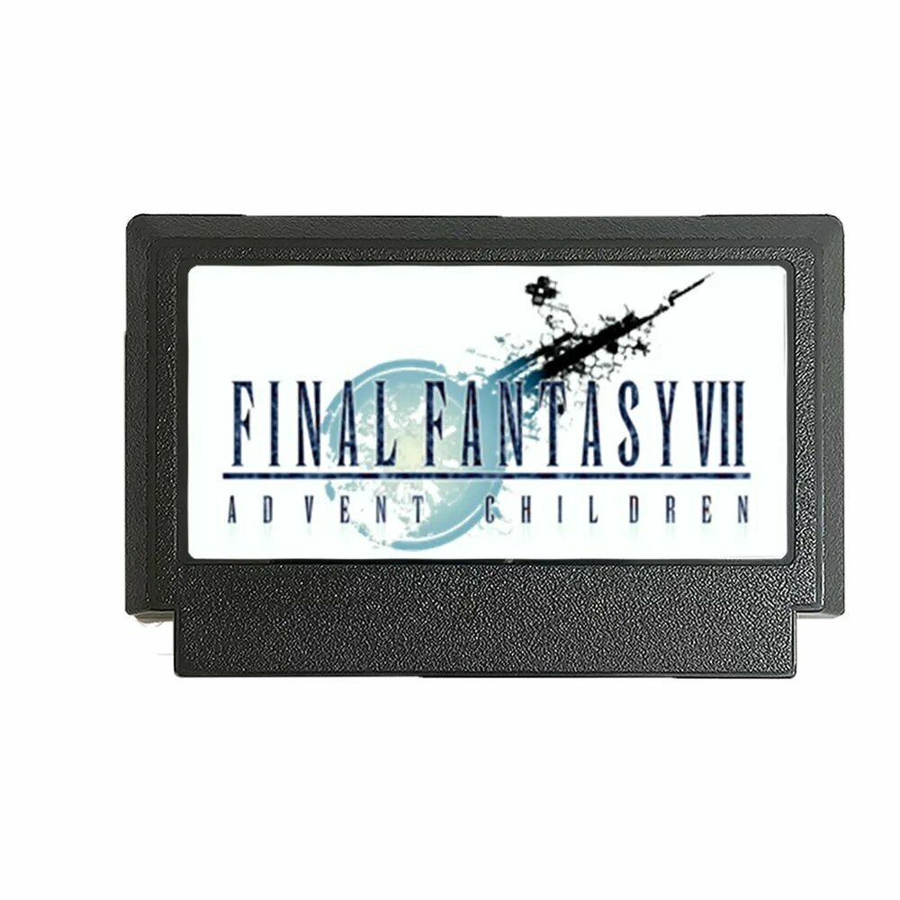Final Fantasy VII Advent Children - Игра 8-битный картридж Famicom - игровой картридж NES (8 bit, Английская версия)
