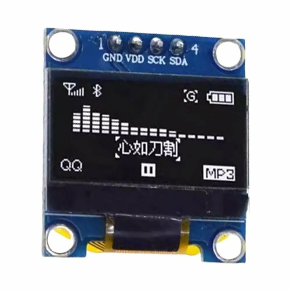 0,96-дюймовый модуль OLED-дисплея SSD1306 I2C IIC SPI Serial 128x64 LCD 4Pin