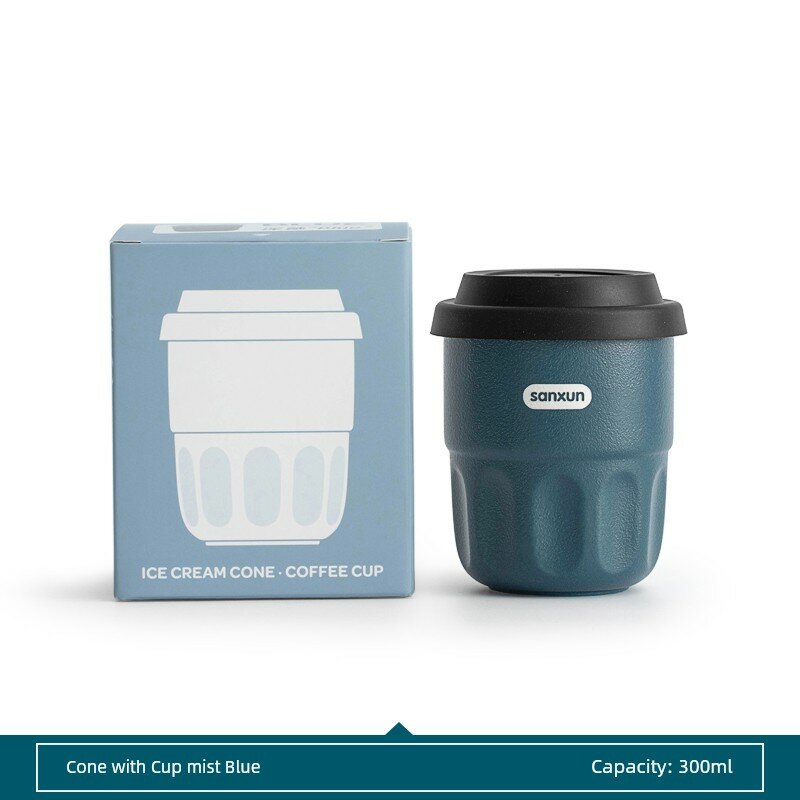 Керамическая кружка-конус для кофе, 30-летняя традиция, с крышкой, унисекс, для пар, высококачественная. Чашка для