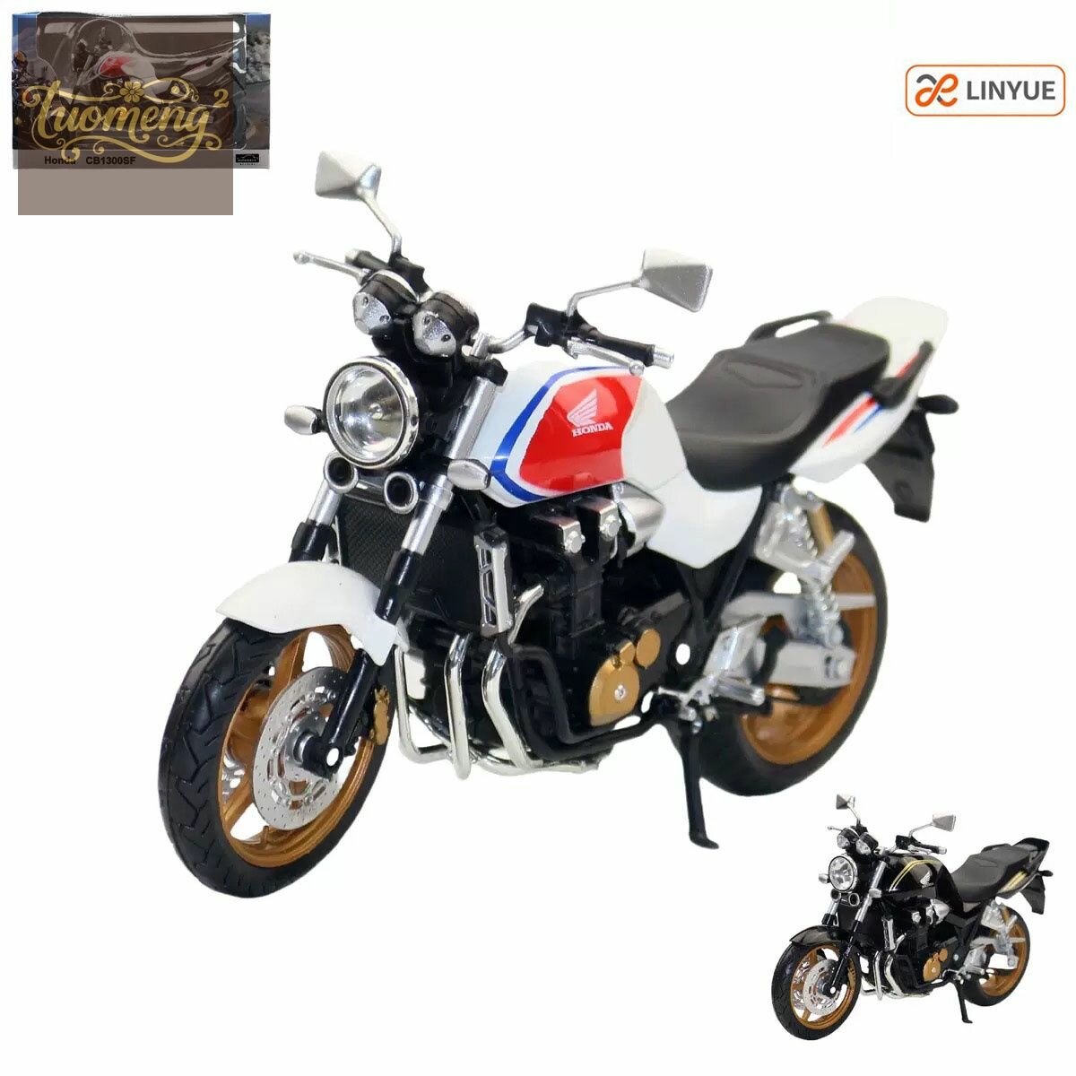 1:12 Литой мотоцикл модель игрушка Automaxx Honda CB 1300SF Уличный велосипед для коллекцииSS