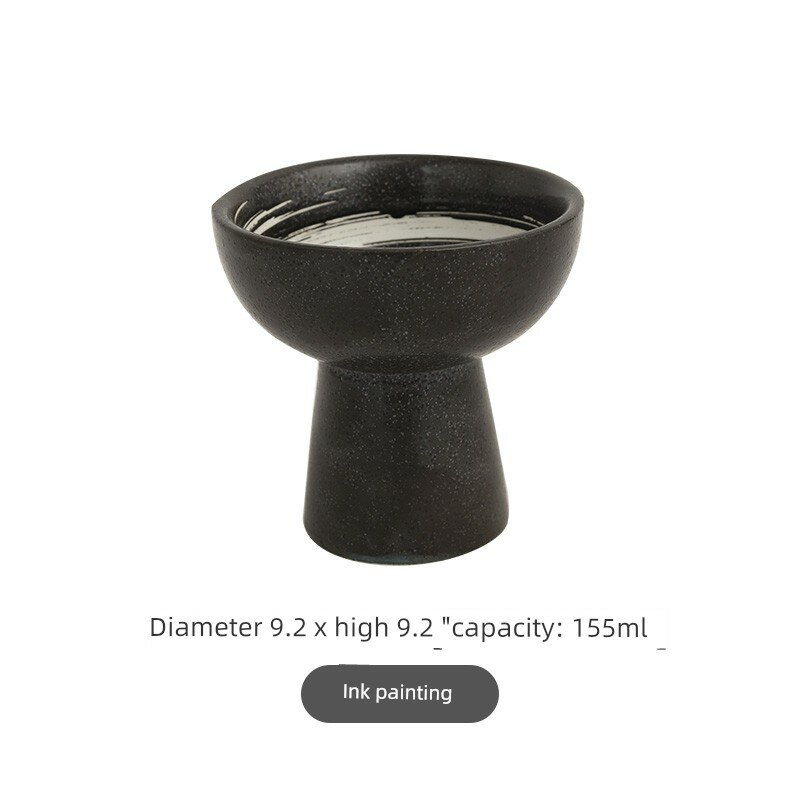 Креативная высокая чаша, керамическая чаша для закусок в японском стиле, чаша для холодных блюд, чашка для йогурта,