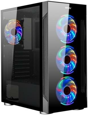 Корпус Ginzzu CL280 FAN 12CM RGB*4 USB3.0 Window (408103)