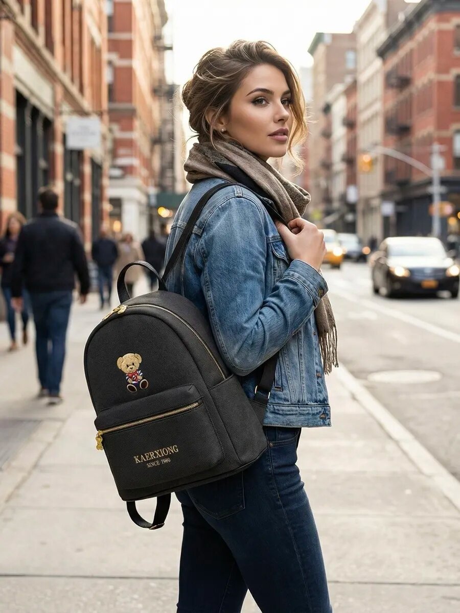 Рюкзак кожаный городской