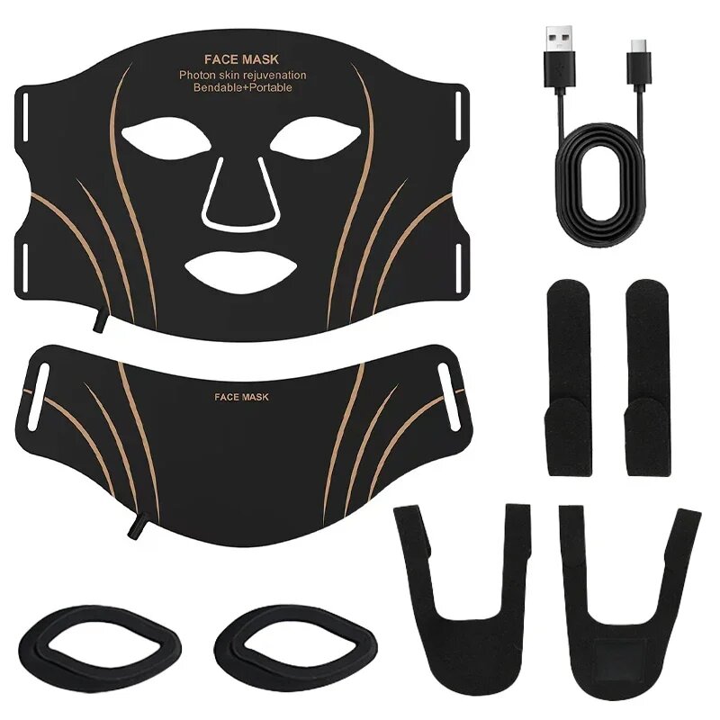 KEMOKO Силиконовая 7-цветная светодиодная маска для лица B-no Box