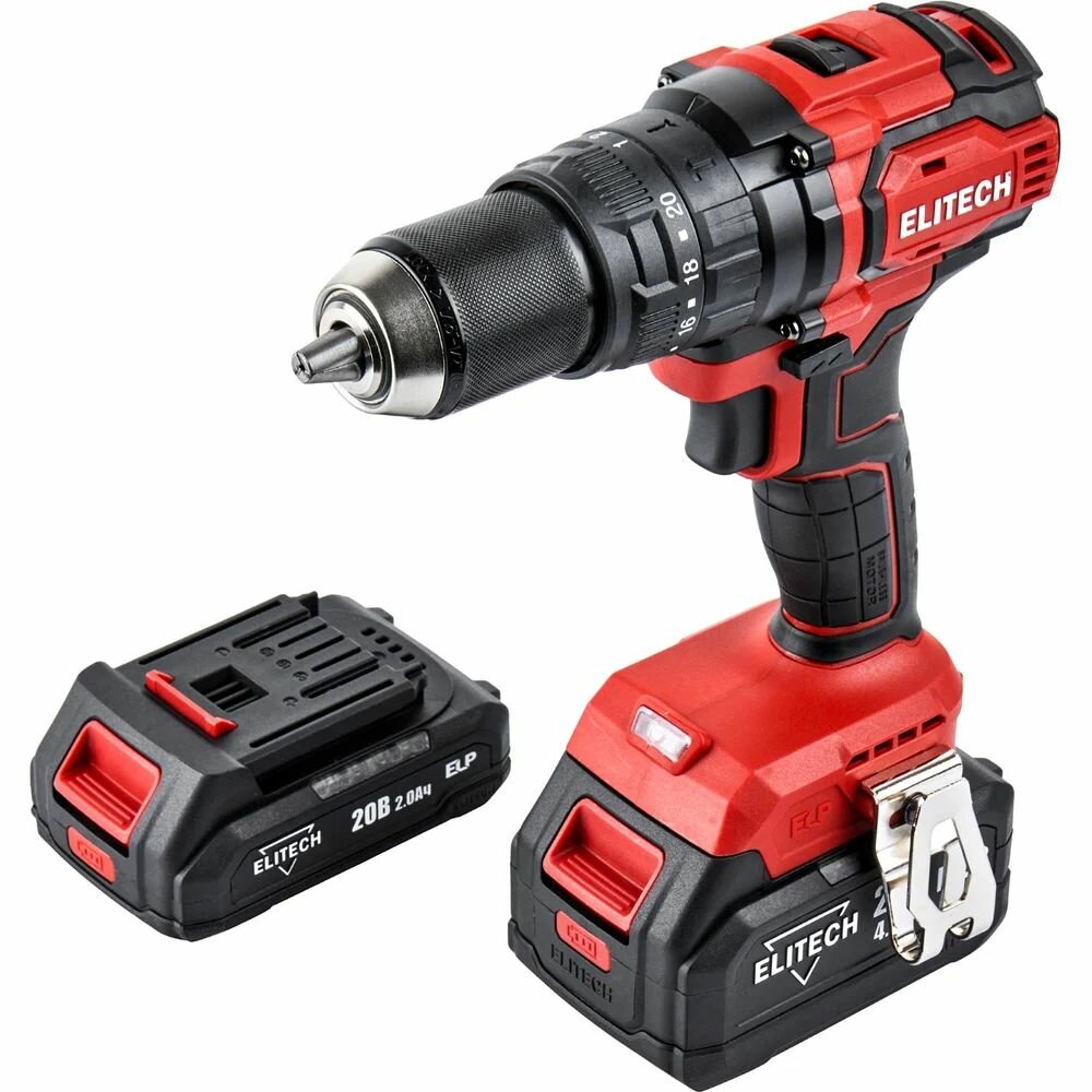 Аккумуляторная дрель Elitech ДА 20УБЛ2 205680