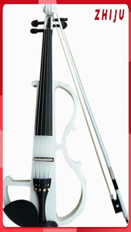 Электроскрипка размер 4/4, белое