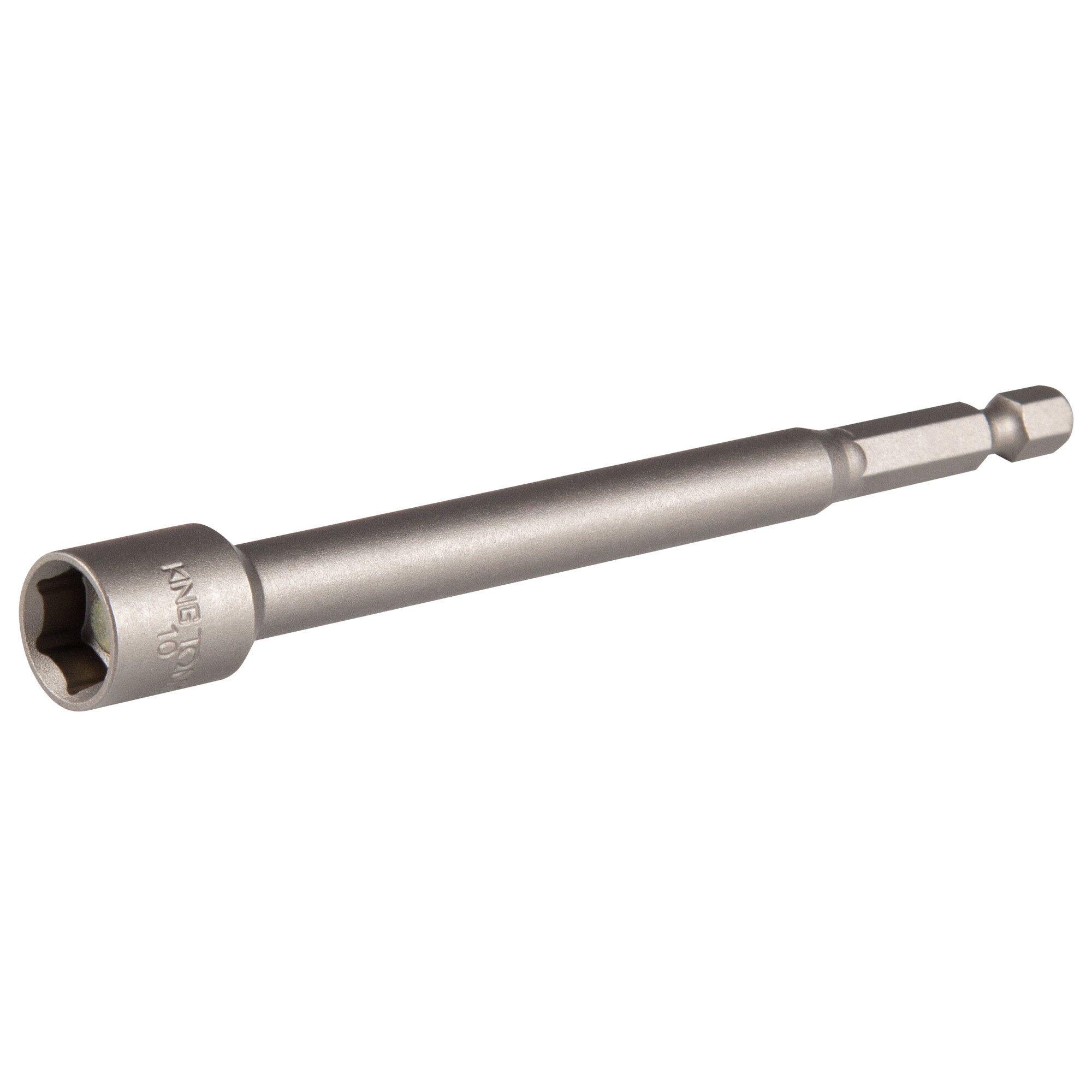 Головка для шуруповерта шестигранная 1/4", 10 мм, L = 150 мм, магнитная KING TONY 7611510M