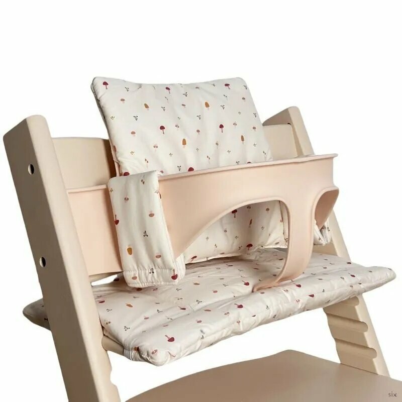 Подушка для растущего стула Stokke Tripp Trapp, удобен для снятия и стирки, Средняя толщина-серым ромбовидным узором